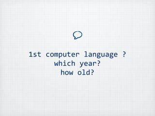 Evolution Of Programming Languages KEY