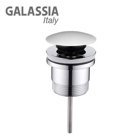 GALASSIA 9916BI - Донный клапан | сливной гарнитур Click-Clack (белый ...