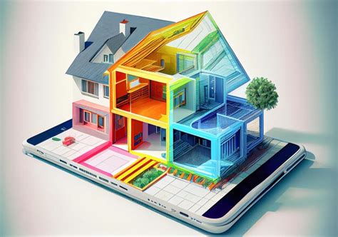 Premium Ai Image Using Mobile Device For Visualization Of The Project