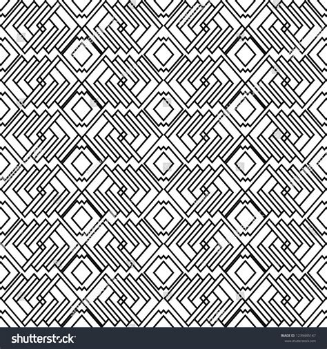 Vector Modern Seamless Geometry Pattern Black Stock Vector Royalty Free 1239445147