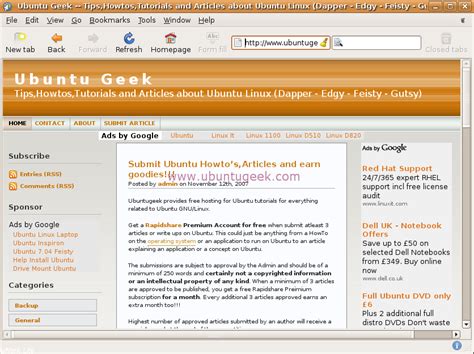 Midori A Lightweight Web Browser Ubuntu Geek
