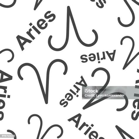 양자리 십이지 신 기호 원활한 패턴 배경입니다 비즈니스 평면 벡터 일러스트입니다 양자리 점성술 기호 심볼 패턴 0명에 대한 스톡 벡터 아트 및 기타 이미지 Istock