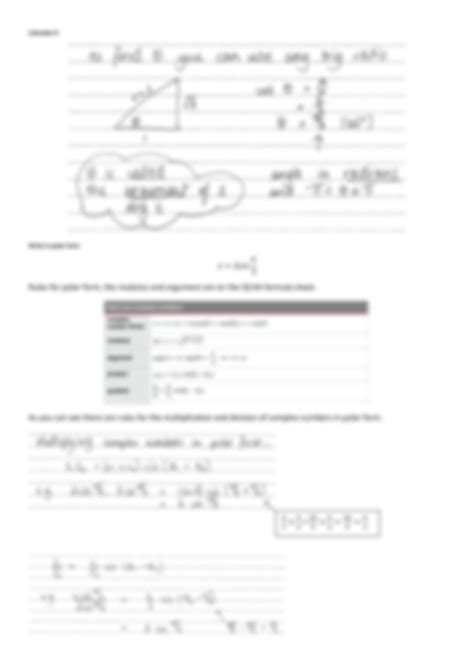 SOLUTION Polar Form Of Complex Numbers Studypool