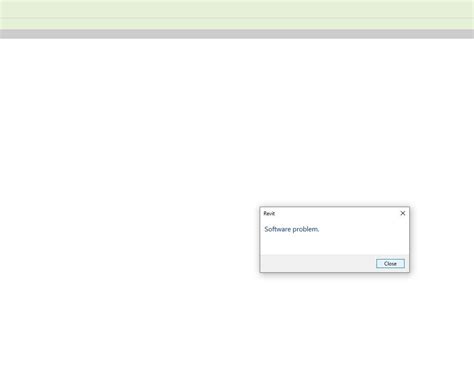 Revit Never Before Seen Error Message Revit