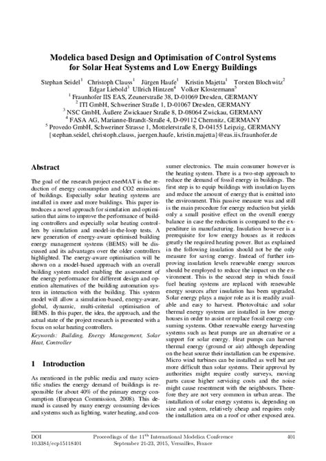 pdf modelica based design and optimisation of control systems for