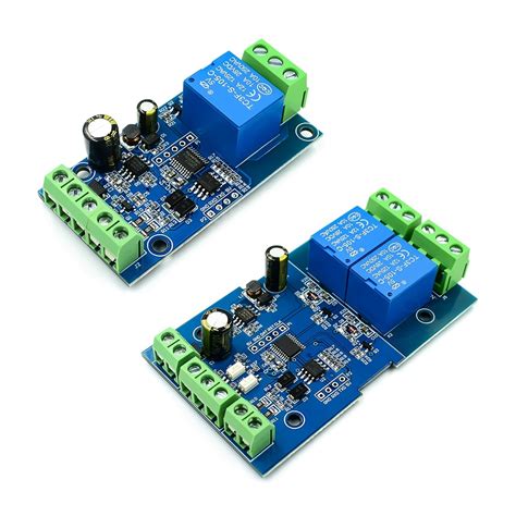 Modbus rtu โมดลสวตชรเลย 1 2 ชอง 7 24V RTU 4 ชอง เอาทพต 12V อนพต 485 การสอสาร TTL