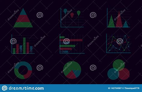 Infographic Graph Chart Data Vector Illustration Eps10 Stock Vector