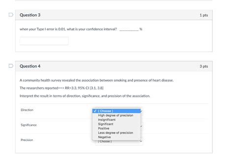 Solved When Your Type I Error Is 0 01 What Is Your Chegg Com
