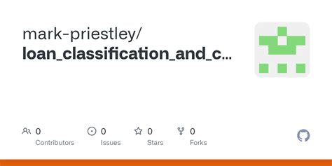 github mark priestley loan classification and clustering