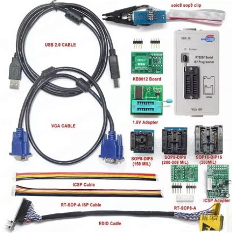 Bios Programmer Rt809f Serial Isp Programmer With Edid Cable For Lcd Led Wholesale Distributor