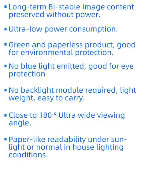 Multipy Colors Mini E Ink Color Display Using For Mobile Phones Readers Lcd Display Panel Module
