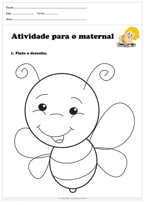Atividade Do Maternal Prontas Para Imprimir Atividades Para Maternal