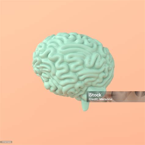 3d 뇌 렌더링 일러스트 템플릿 배경입니다 지능 브레인 스토밍 창조적 인 아이디어 인간의 마음 인공 지능의 개념 0명에 대한