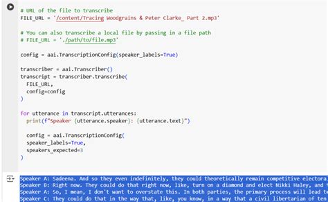Assembly Ai For Speech Diarisation Dry Hyphen Olympics