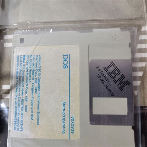 Retro Ibm Computer Monitor Keyboard And Software B Dw