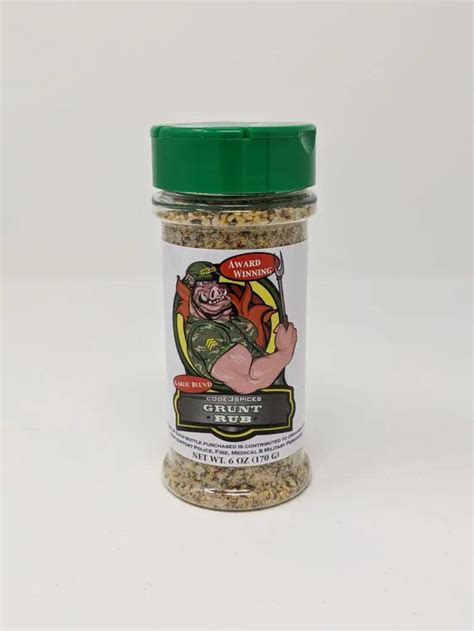 Code 3 Spices Grunt Rub The Bbq Allstars