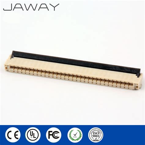 Terminals Au Plating Horizontal With Back Flip Connector High Temperature Resistance Zif