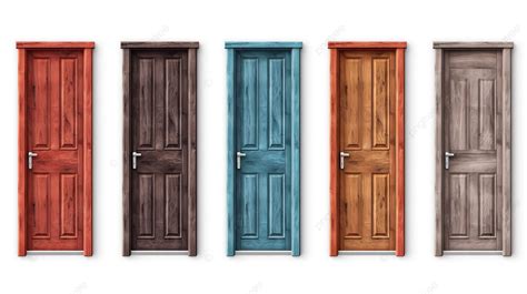 흰색 배경에 고립 된 나무 문 3d 그림 출입문 나무 문 문 배경 일러스트 및 사진 무료 다운로드 Pngtree