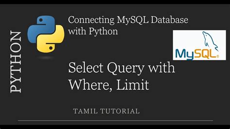 Select Query Mysql Python Mysql Database With Python Select Query