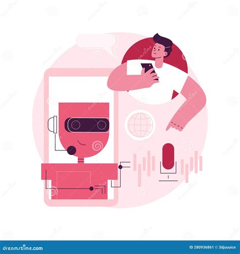 Chatbot Voice Controlled Virtual Assistant Abstract Concept Vector