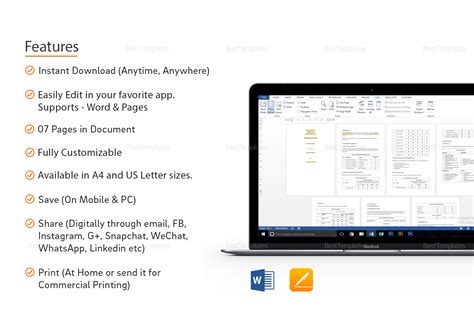 Strategic Analysis Template In Word Apple Pages