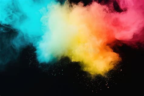 Artistic Textured Background With Dynamic Explosion Of Colors Stock Illustration Illustration