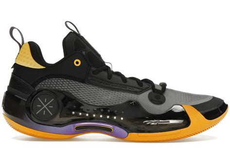 Li Ning Way Of Wade Low 10 Lakers Away Mens Abas083 7 Us