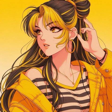 Female Anime Characters With Yellow Hair
