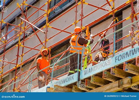 Scaffolding On Building Facade Of The German Historic Museumd Editorial Image Cartoondealer