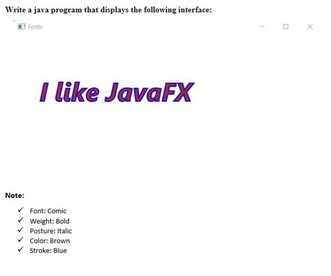 Solved Write A Program That Displays 8 Texts As Shown In