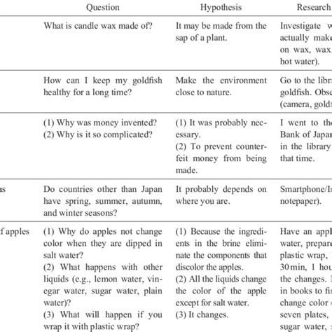 examples of descriptions in the independent research project plan