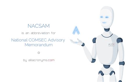 Nacsam National Comsec Advisory Memorandum