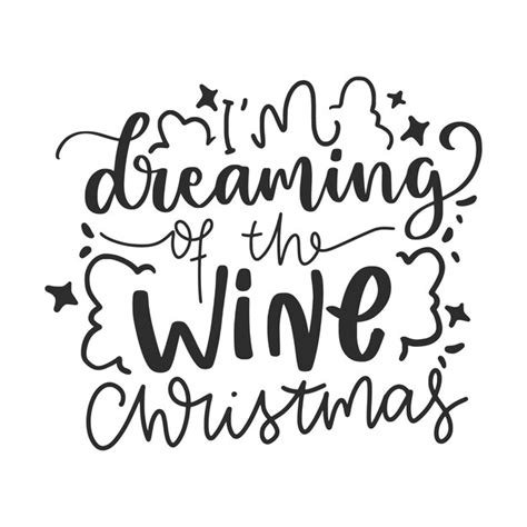 Citations De Noël Drôles Affiche De Typographie Dessinée à La Main