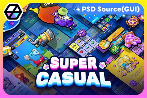 Gui Pro Super Casual Psd 2d Gui Unity Asset Store