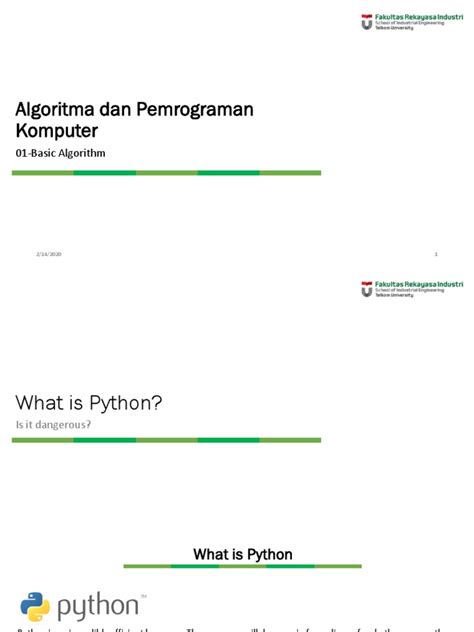 W1 Basic Algorithm 40275 Pdf Python Programming Language