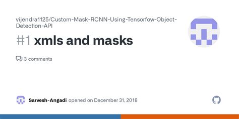 Xmls And Masks · Issue 1 · Vijendra1125custom Mask Rcnn Using