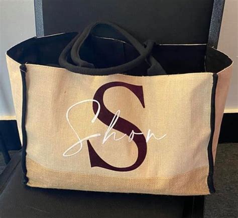 Bolsa De Yute Personalizada Bolsa De Playa Bolsa De Etsy España