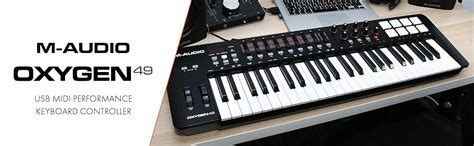 M Audio Oxygen 49 Iv 49 Key Usb Midi Keyboard With 8 Trigger Pads And A Full