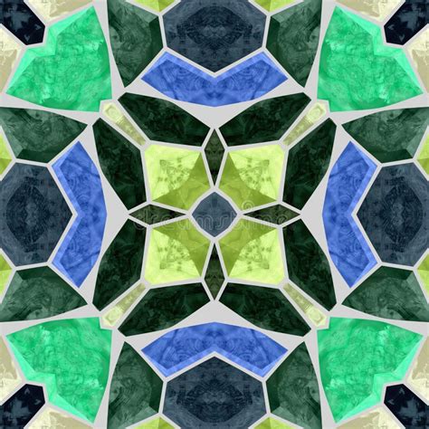 Glass Mosaic Stock Illustration Illustration Of Geometrical 100659258