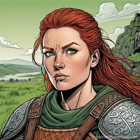 Viking Warrior Woman Stable Diffusion Online