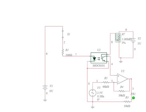 Opto Isolator Circuit Example Multisim Live Opto Isolator Circuit Example Multisim Live