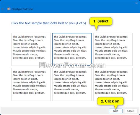 Use Cleartype Text Tuner To Improve Text Readability In Windows 11