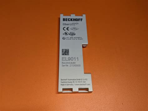 Beckhoff Busklemme El9011 Busendkappe 3 20