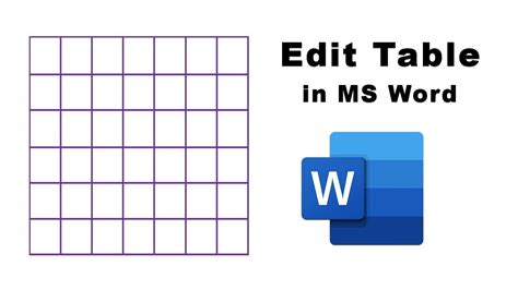 How To Edit Or Change A Table In Microsoft Word Document Microsoft Word Document Words