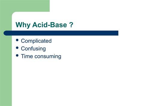 Acid Base Analysis Examplespresentation Ppt