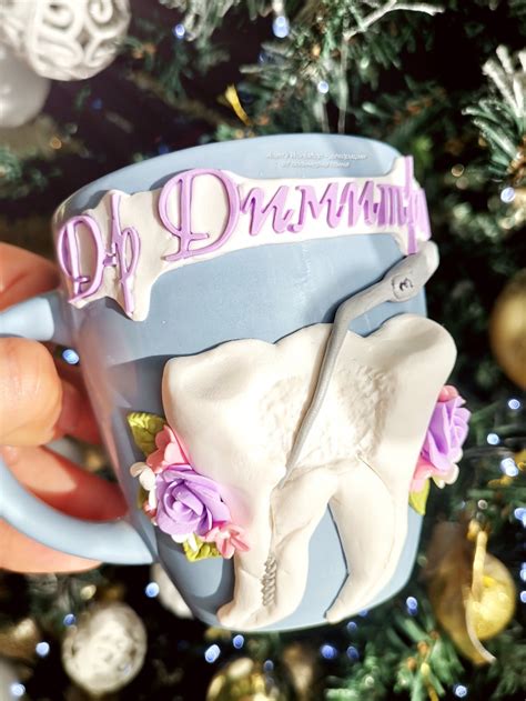 Чаша с полимерна глина за зъболекар Handmastersbg