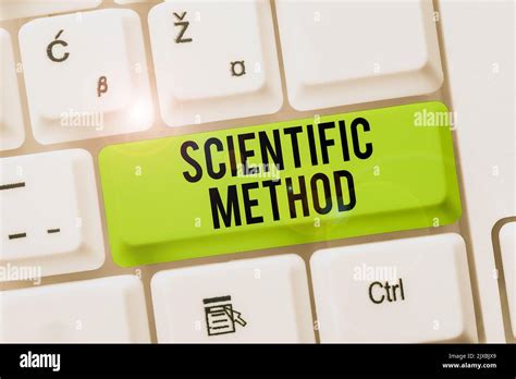 Conceptual Display Scientific Methodprinciples Procedures For The