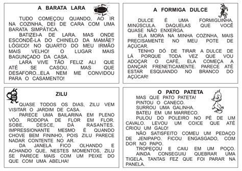 64 Pequenos Textos Para Leitura Aprender E Brincar