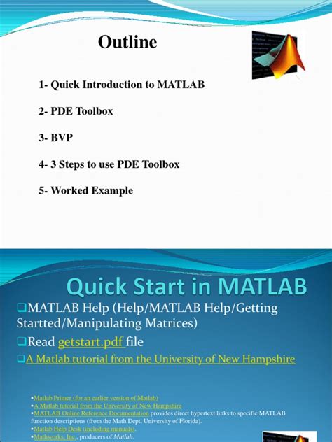 Pde Tool Pdf Partial Differential Equation Matlab