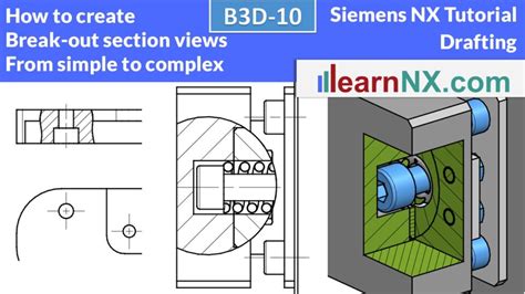 siemens nx break out section view
